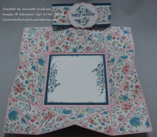 Multifold Card – Lavender Thoughts