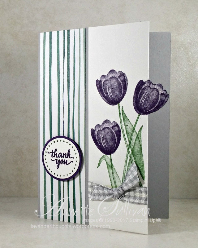 Beautiful Tulips with Stampin’ Up! Tranquil Tulips – Lavender Thoughts
