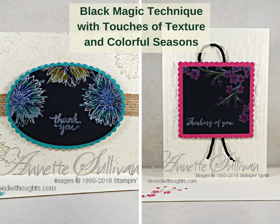 Technique – Black Magic with Colorful Seasons and Touches of Texture ...