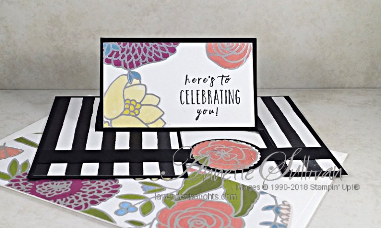 Fancy Fold Impossible Card with Perennial Birthday – Lavender Thoughts
