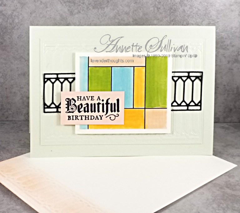 VIDEO to learn how to emboss with dies using Stained Glass Thinlits – Lavender Thoughts