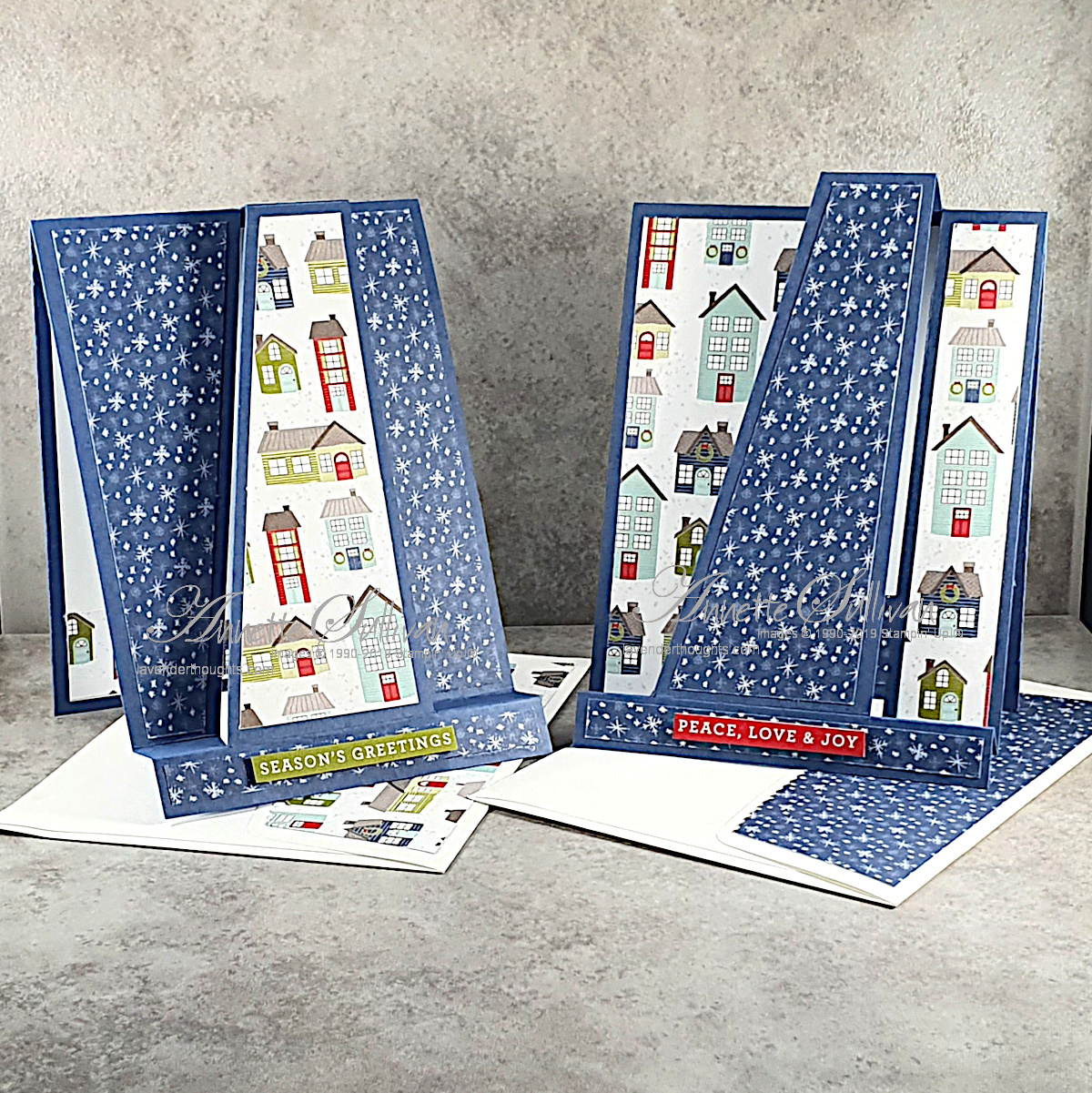 Step Card with a Twist for Christmas – Lavender Thoughts