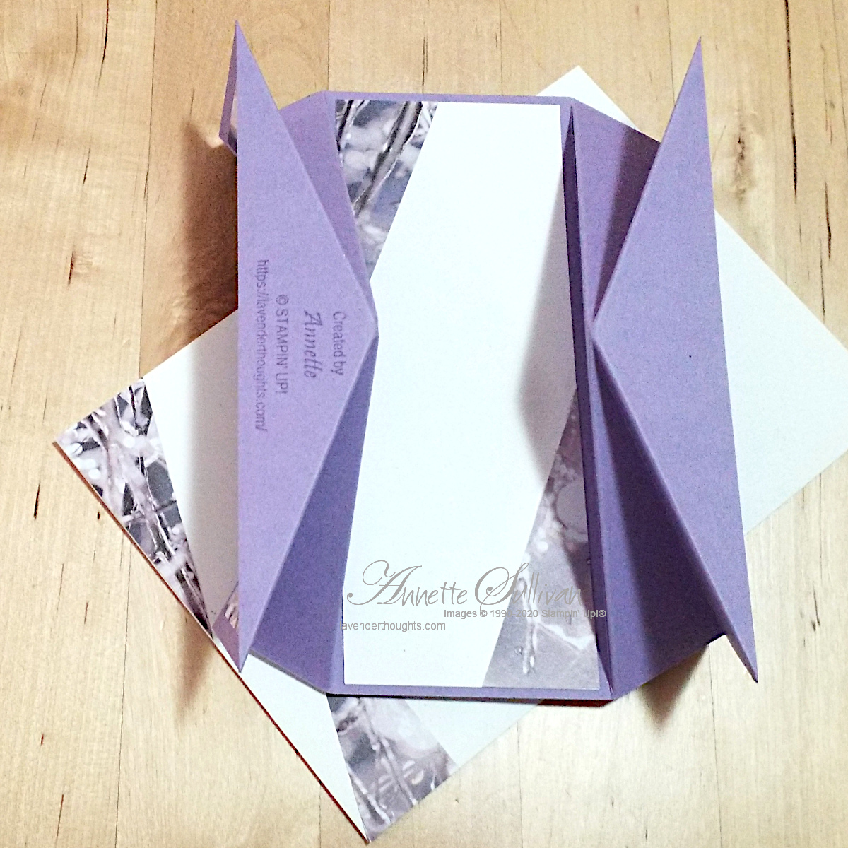 Double Fan Fold Cards for Christmas – Lavender Thoughts