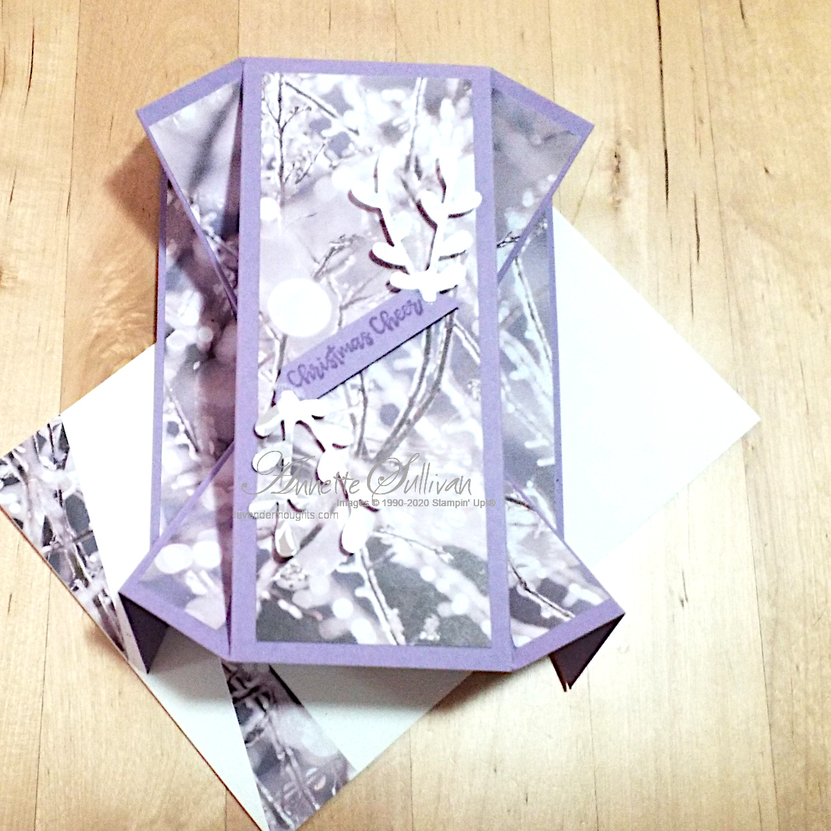 Double Fan Fold Cards for Christmas – Lavender Thoughts