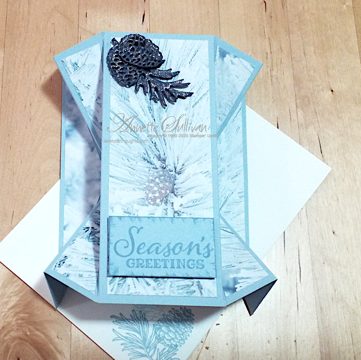 Double Fan Fold Cards for Christmas – Lavender Thoughts