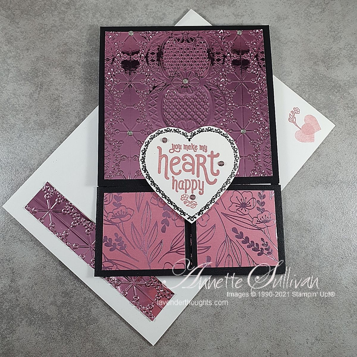 Double Dutch Fancy Fold with Punch Party – Lavender Thoughts