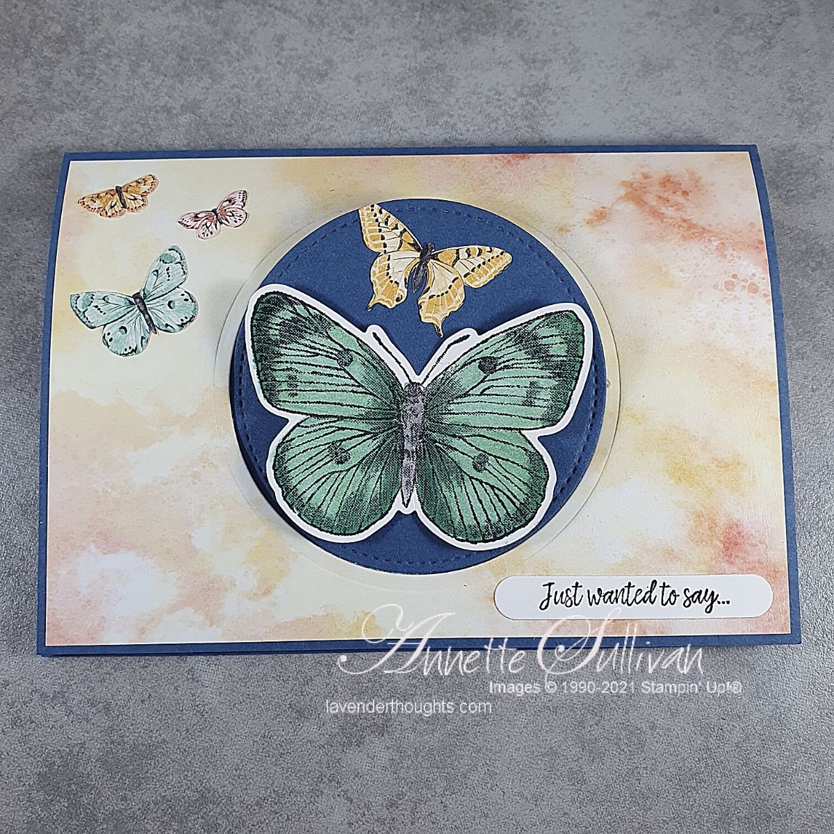 Pop-Up Flip Card with Butterflies – Lavender Thoughts