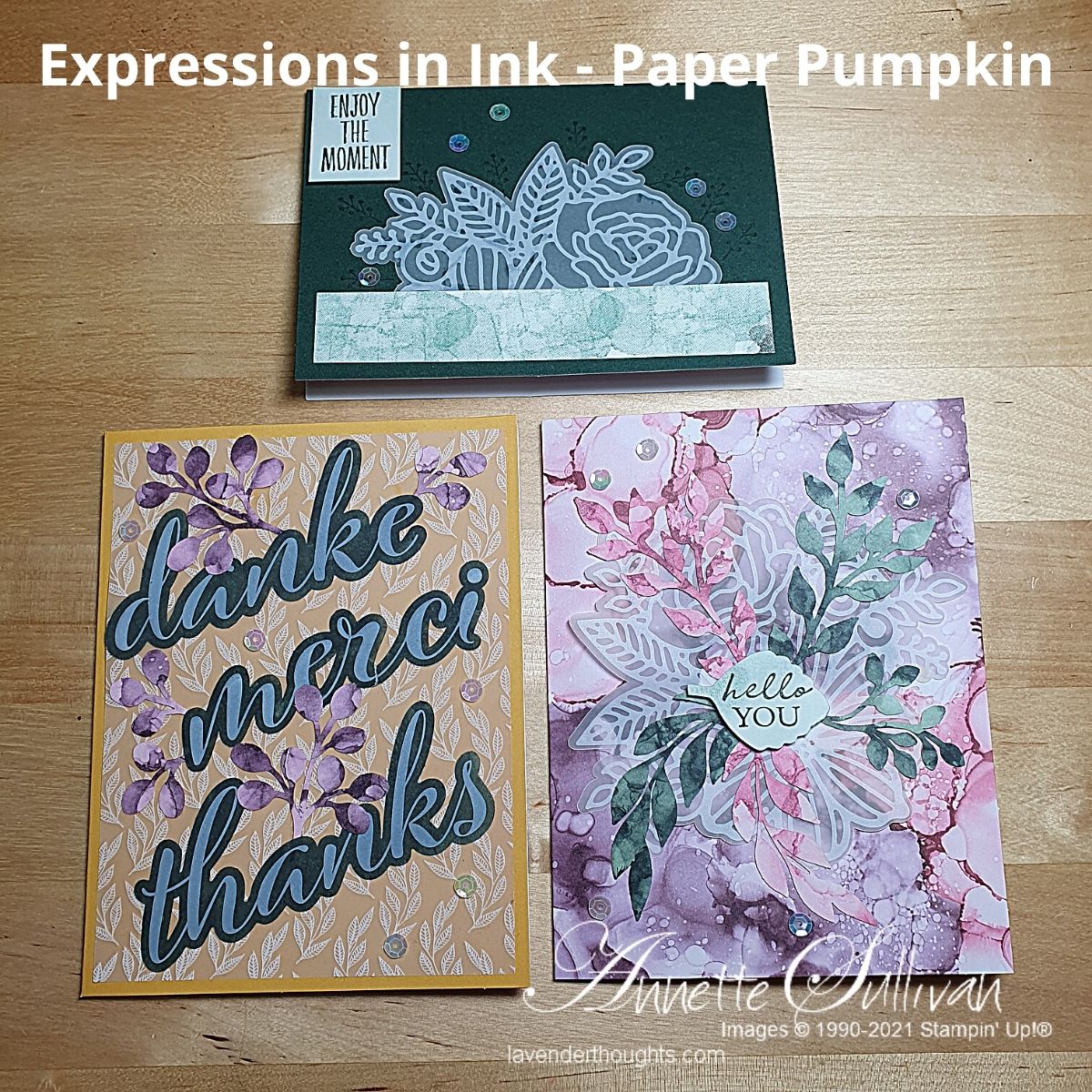 Paper Pumpkin Expressions in Ink – Lavender Thoughts