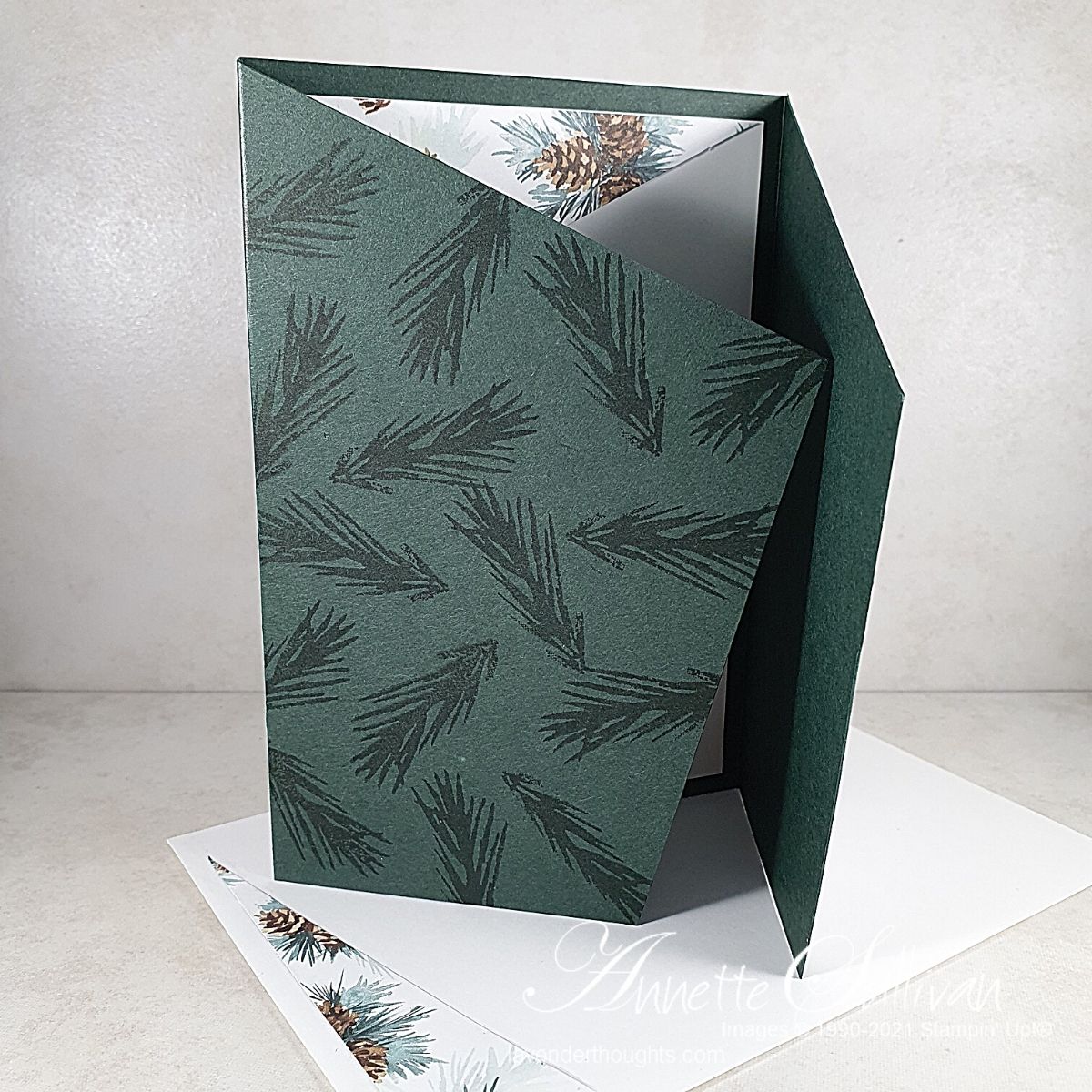 Angled Fold Card with Christmas to Remember – FREE Tutorial – Lavender ...