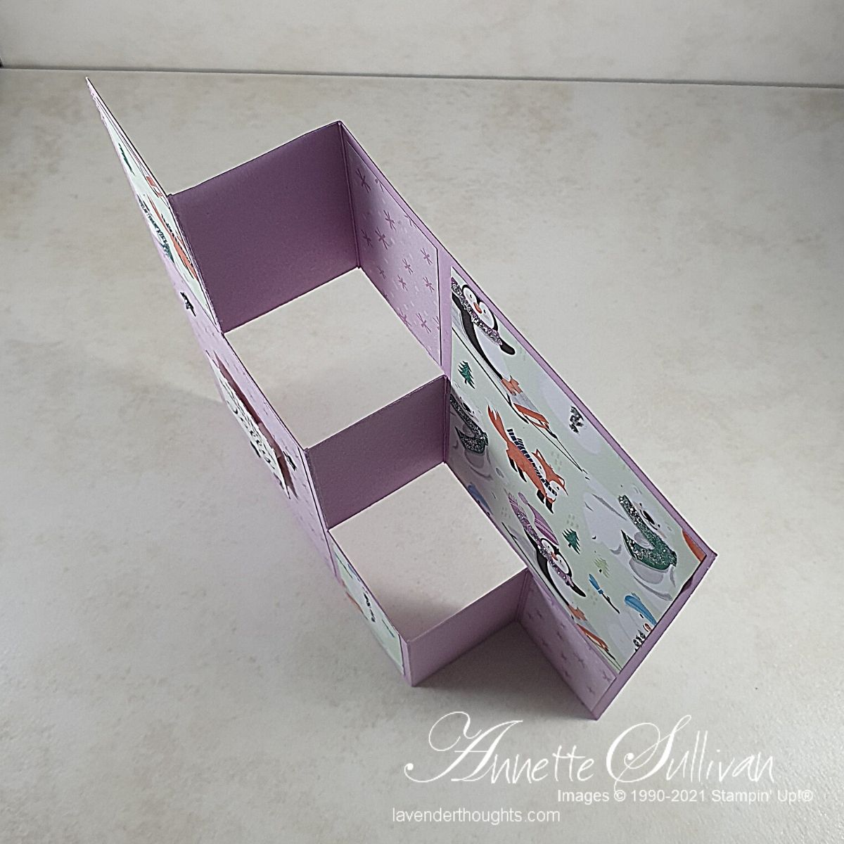 Quick and easy step cards for Christmas – Lavender Thoughts