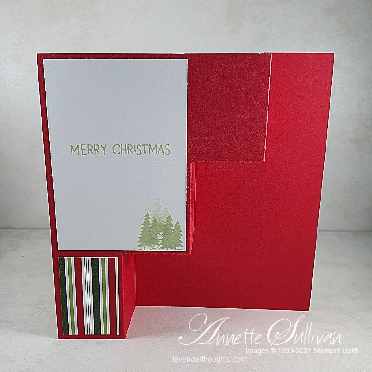 Quick and easy step cards for Christmas – Lavender Thoughts