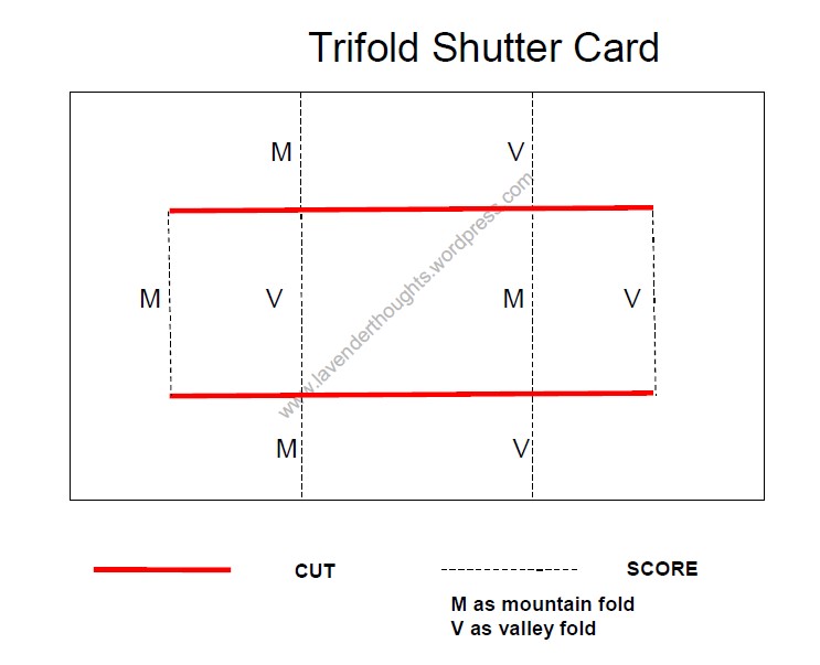 Fancy Fold Trifold Shutter Card with Quite Meadow – Lavender Thoughts
