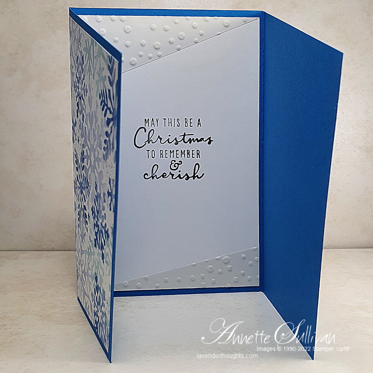 Angled Fold Cards for Christmas – Lavender Thoughts