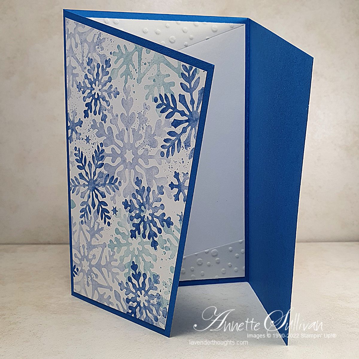 Angled Fold Cards for Christmas – Lavender Thoughts