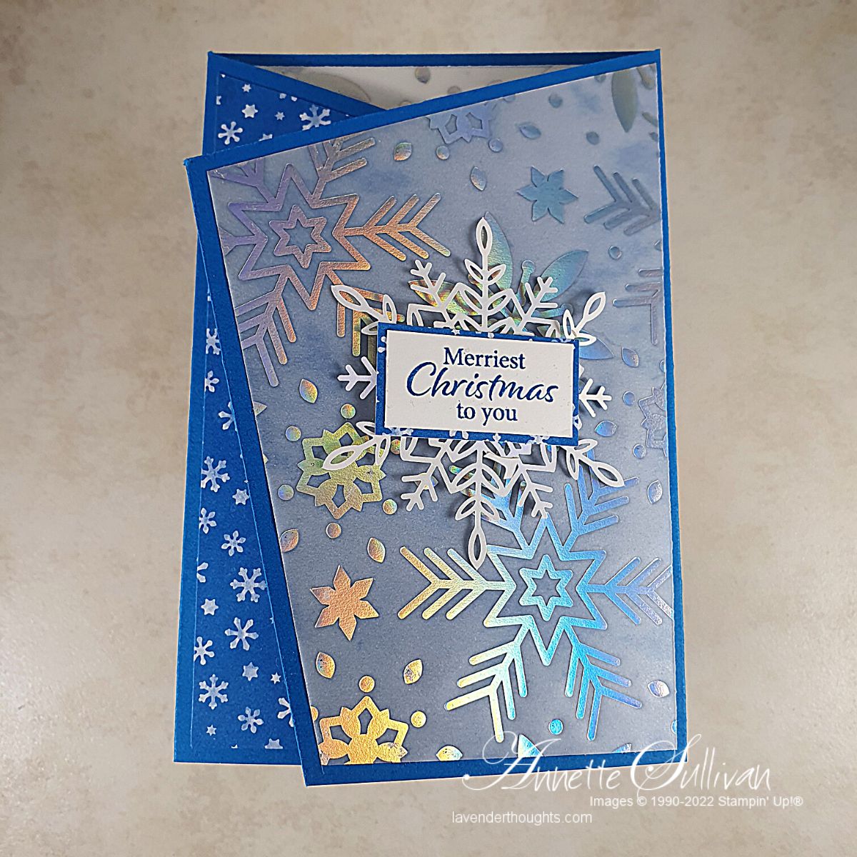 Angled Fold Cards for Christmas – Lavender Thoughts