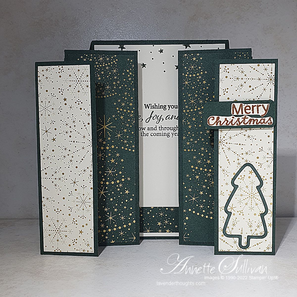 How to create a Portrait Cascading Display Card with VIDEO – Lavender ...