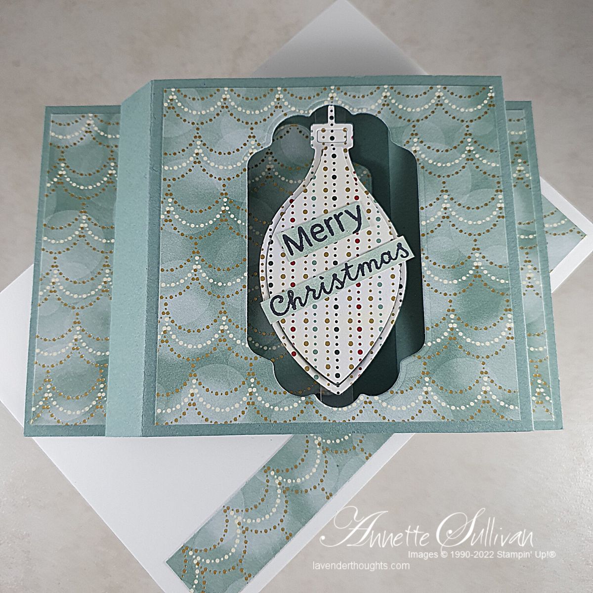 Pop Up Column Cards for Christmas – Lavender Thoughts