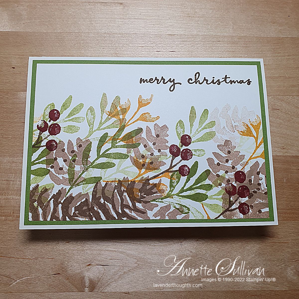 One Sheet Wonder with Christmas Season – Lavender Thoughts
