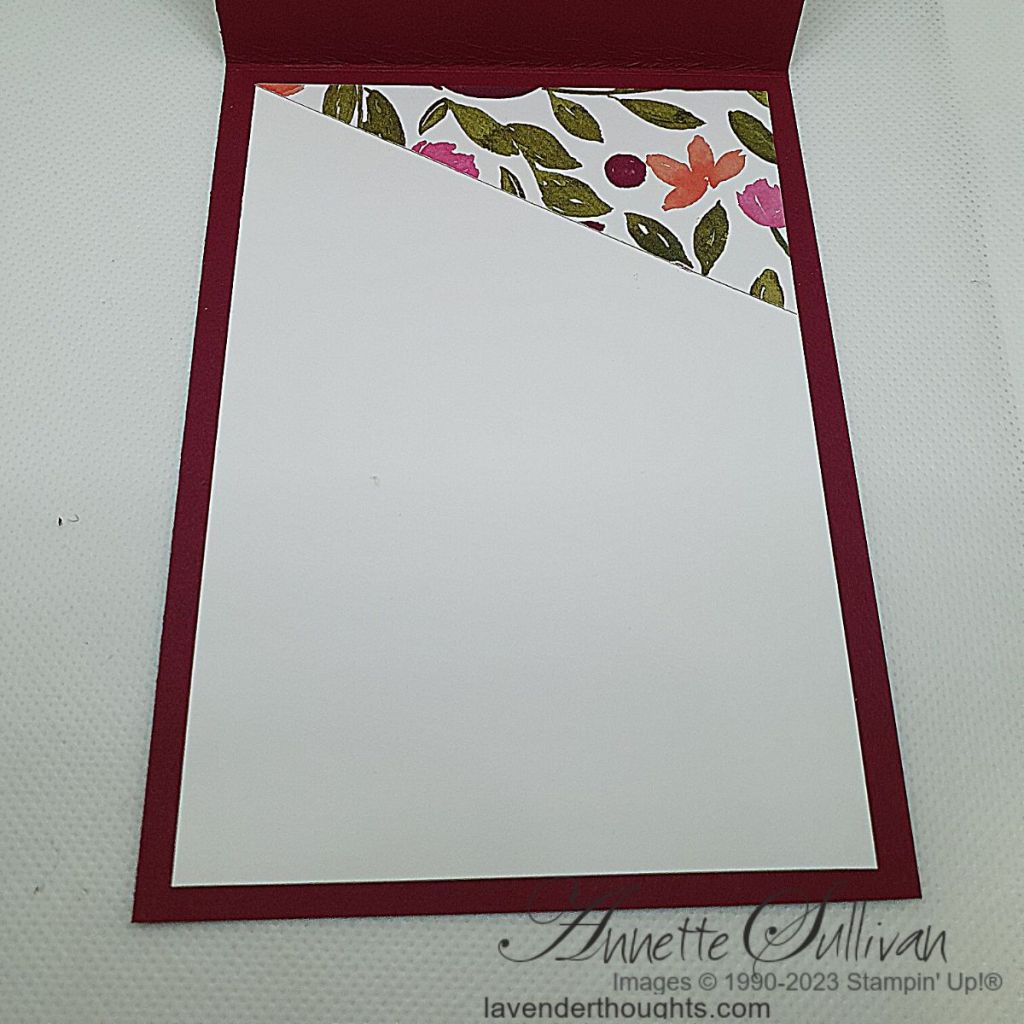 Ways to use Designer Series Paper – Double Pleated Card – Lavender Thoughts