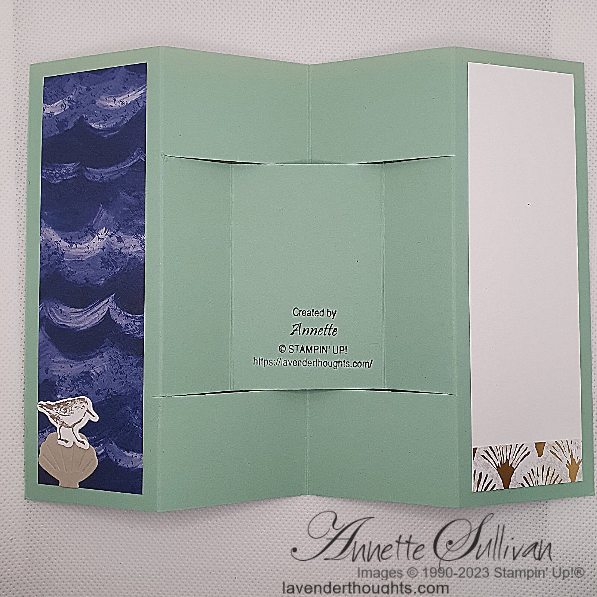 Flat Flap Fun Fold Card – Lavender Thoughts