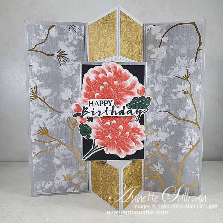 Flat Flap Fun Fold Card – Lavender Thoughts