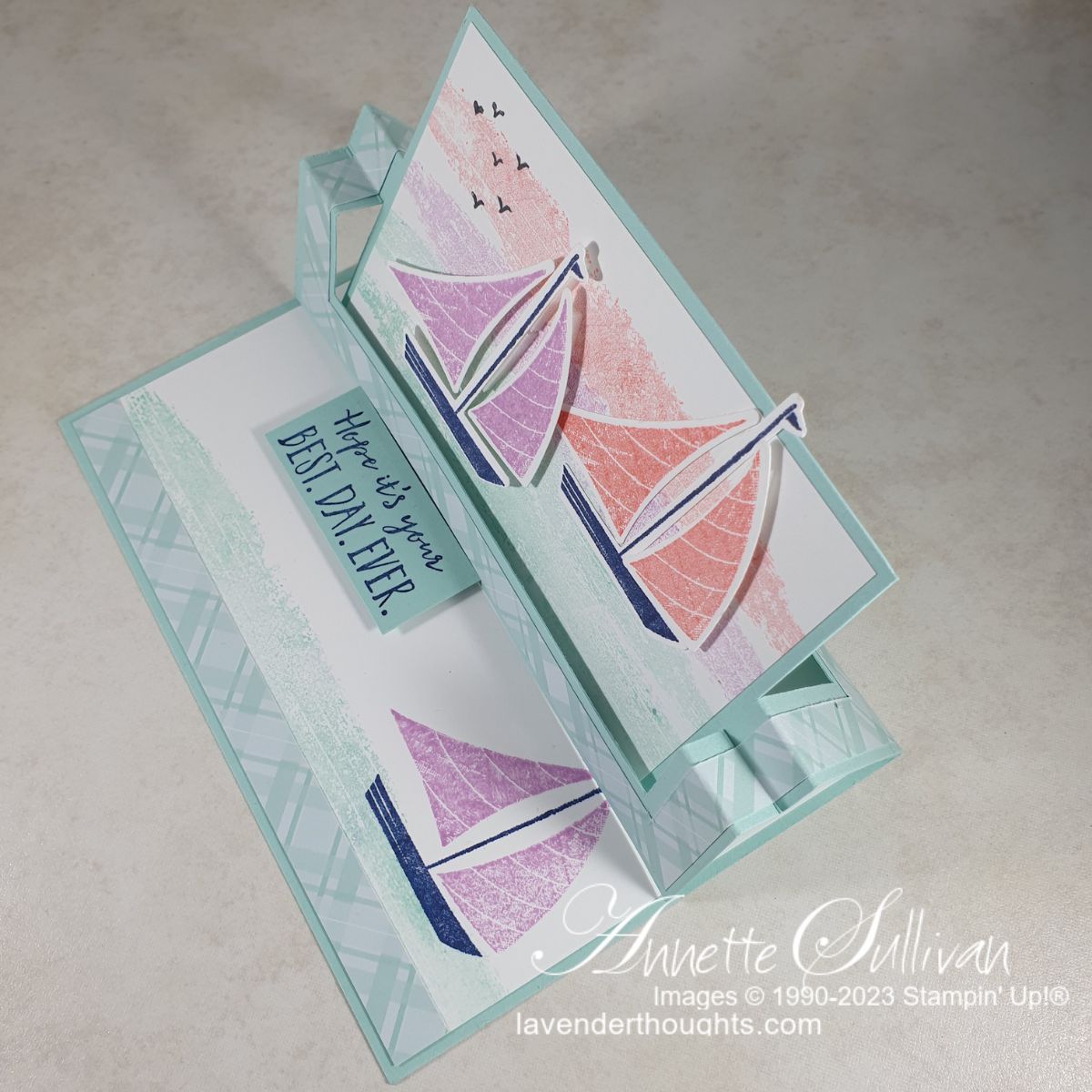 How to create a Swing Easel Card with VIDEO – Lavender Thoughts