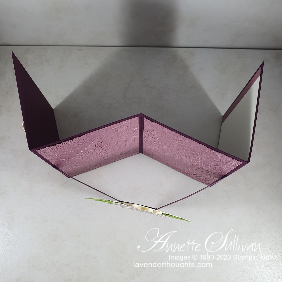 Floating Front Panel Fancy Fold Cards with PDF – Lavender Thoughts