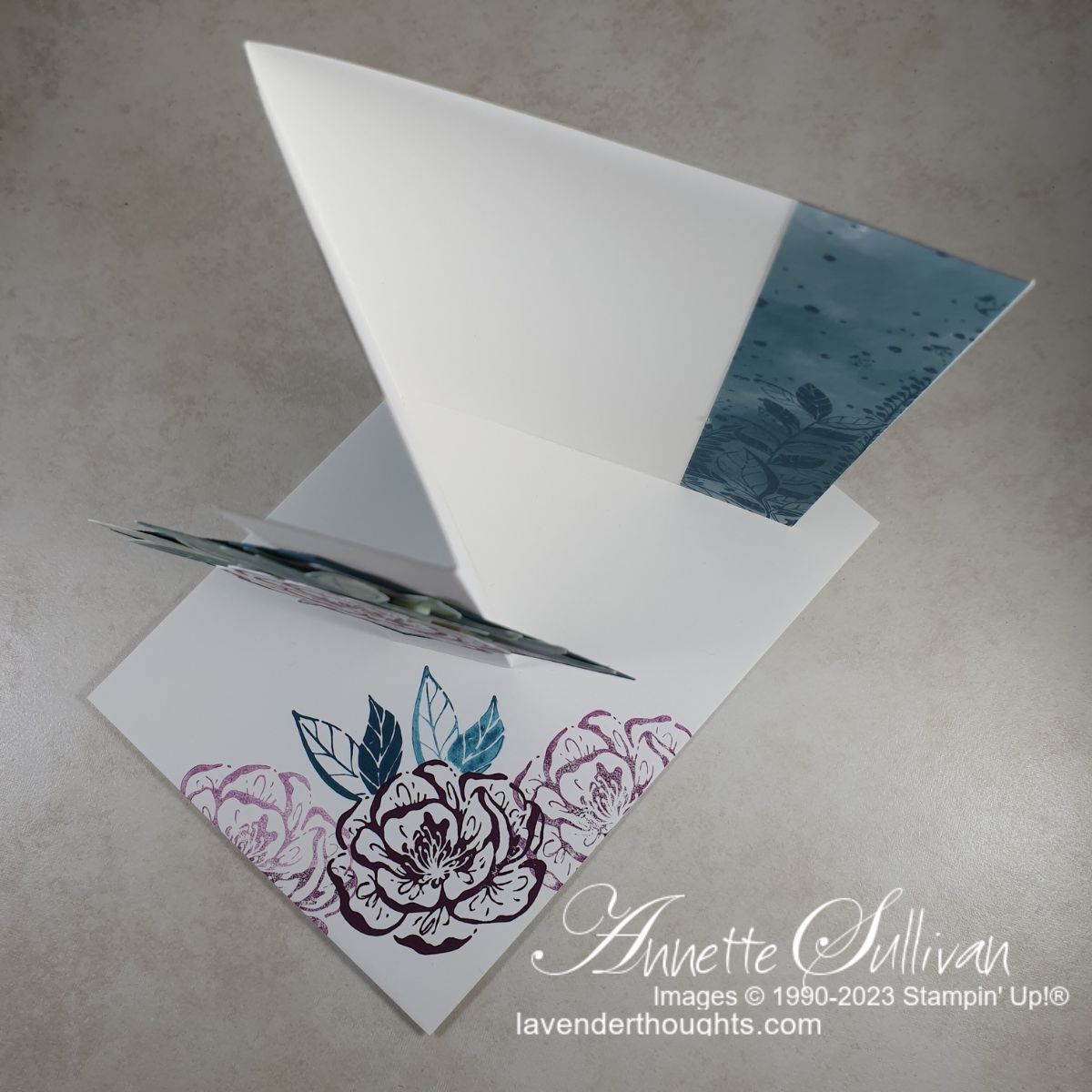 Z Fold Fancy Fold using Irresistible Blooms – Lavender Thoughts