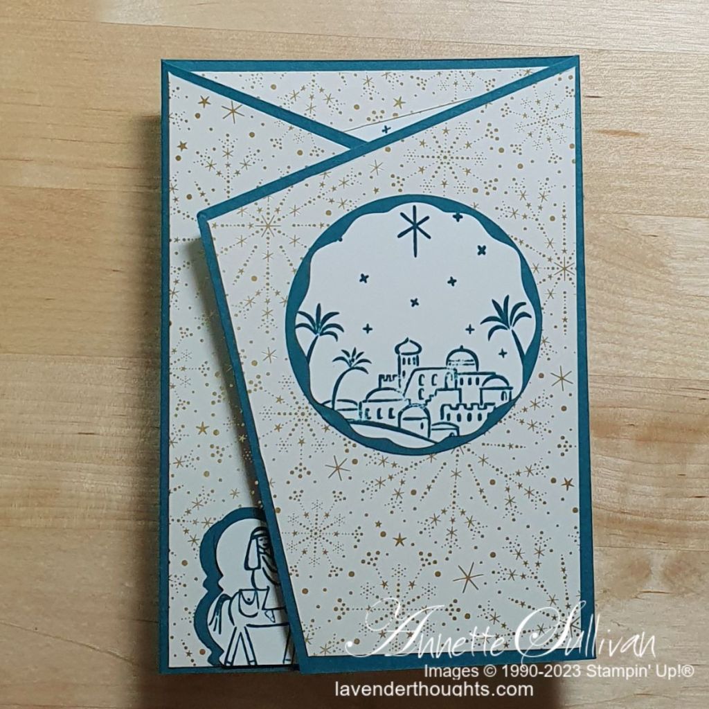 Creating an Angled Fold Card for Christmas – Lavender Thoughts