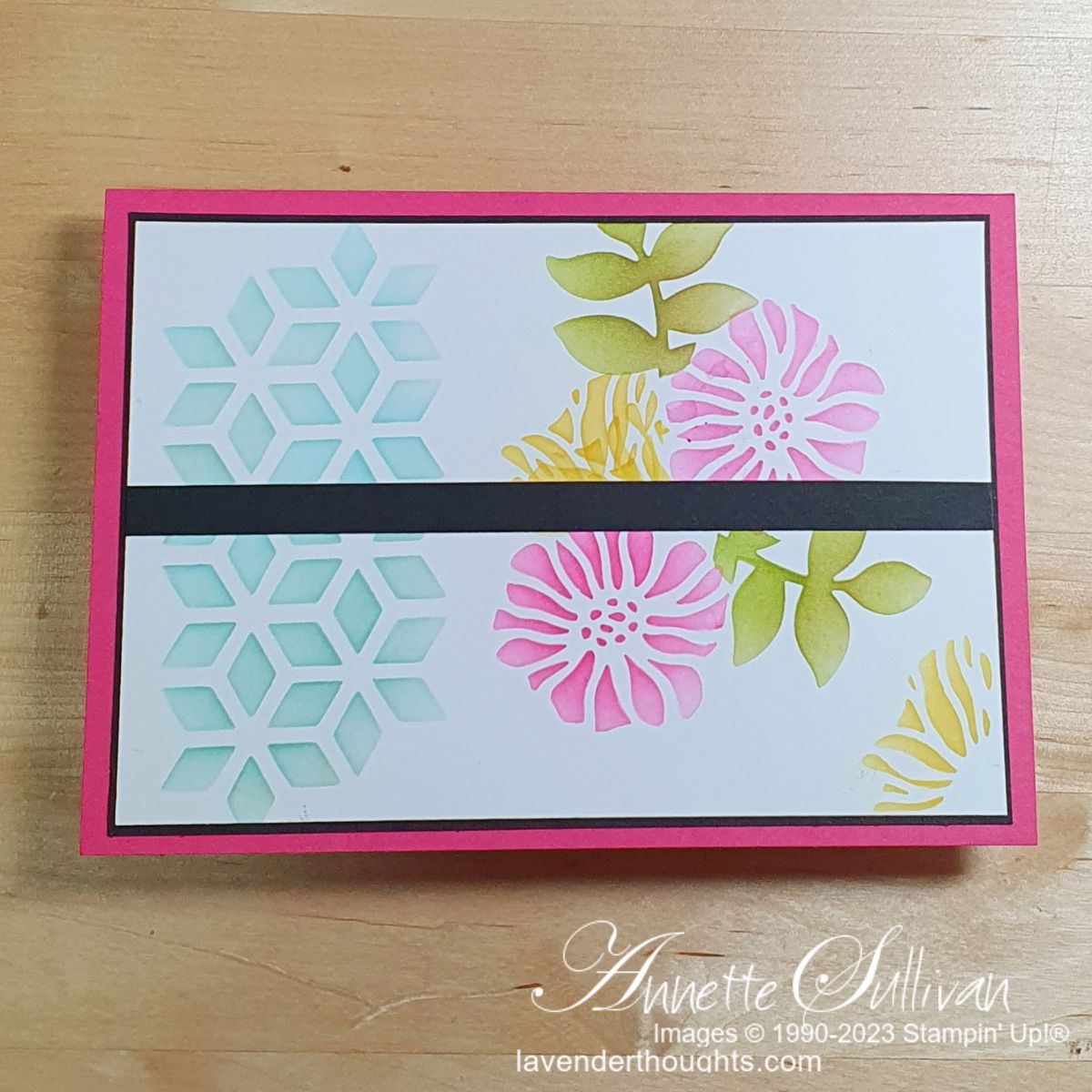 Using Dies as Stencils – Lavender Thoughts