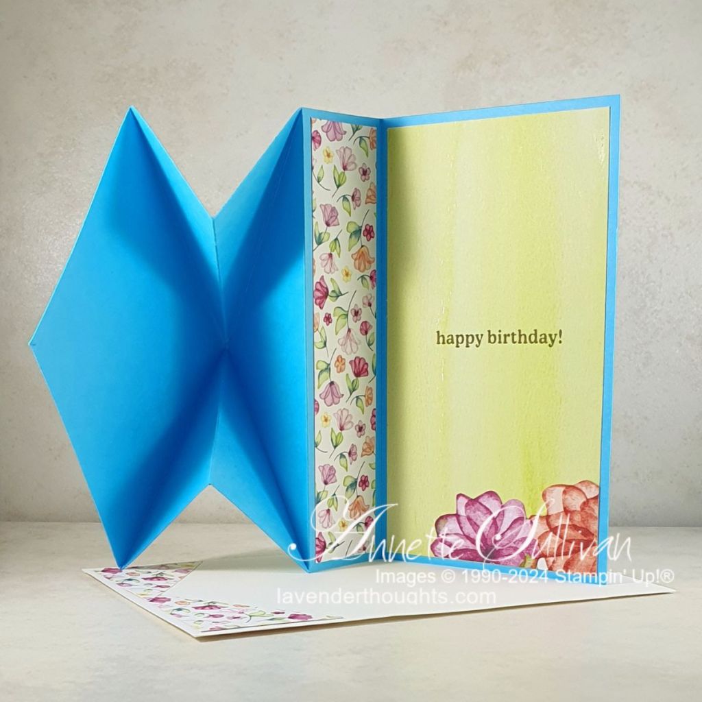 Upright Diamond Fold Cards – Lavender Thoughts