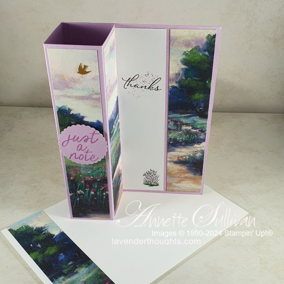 Square Column Cards to showcase pretty papers – Lavender Thoughts