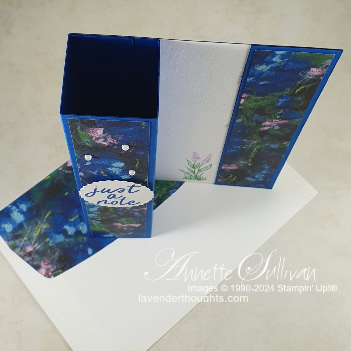 Square Column Cards to showcase pretty papers – Lavender Thoughts