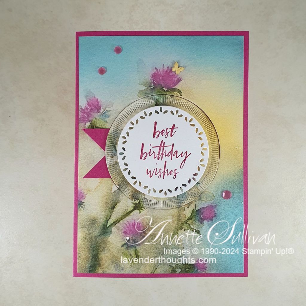 Window Buckle Card – Lavender Thoughts
