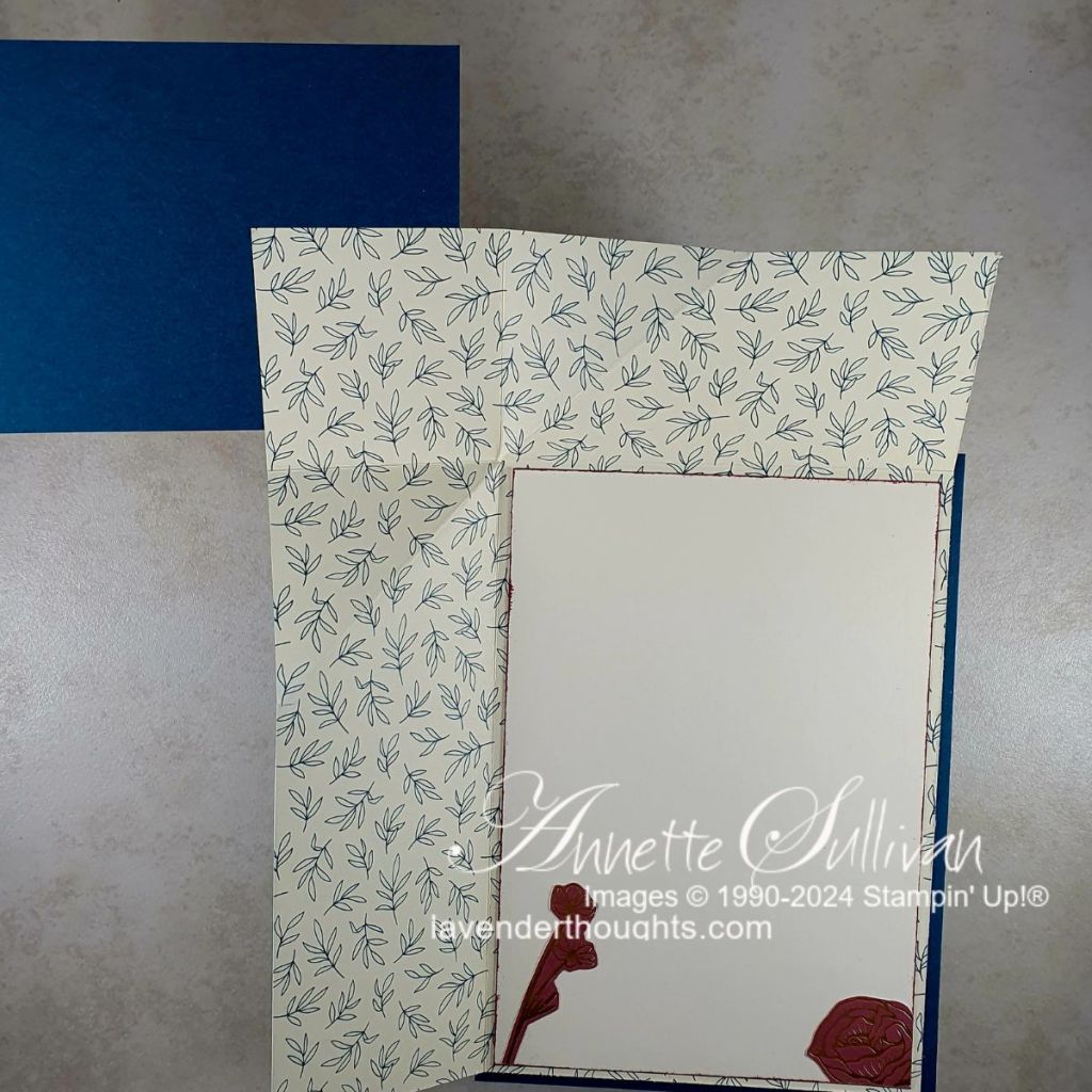 Corner Open Portrait Fancy Fold Cards – Lavender Thoughts