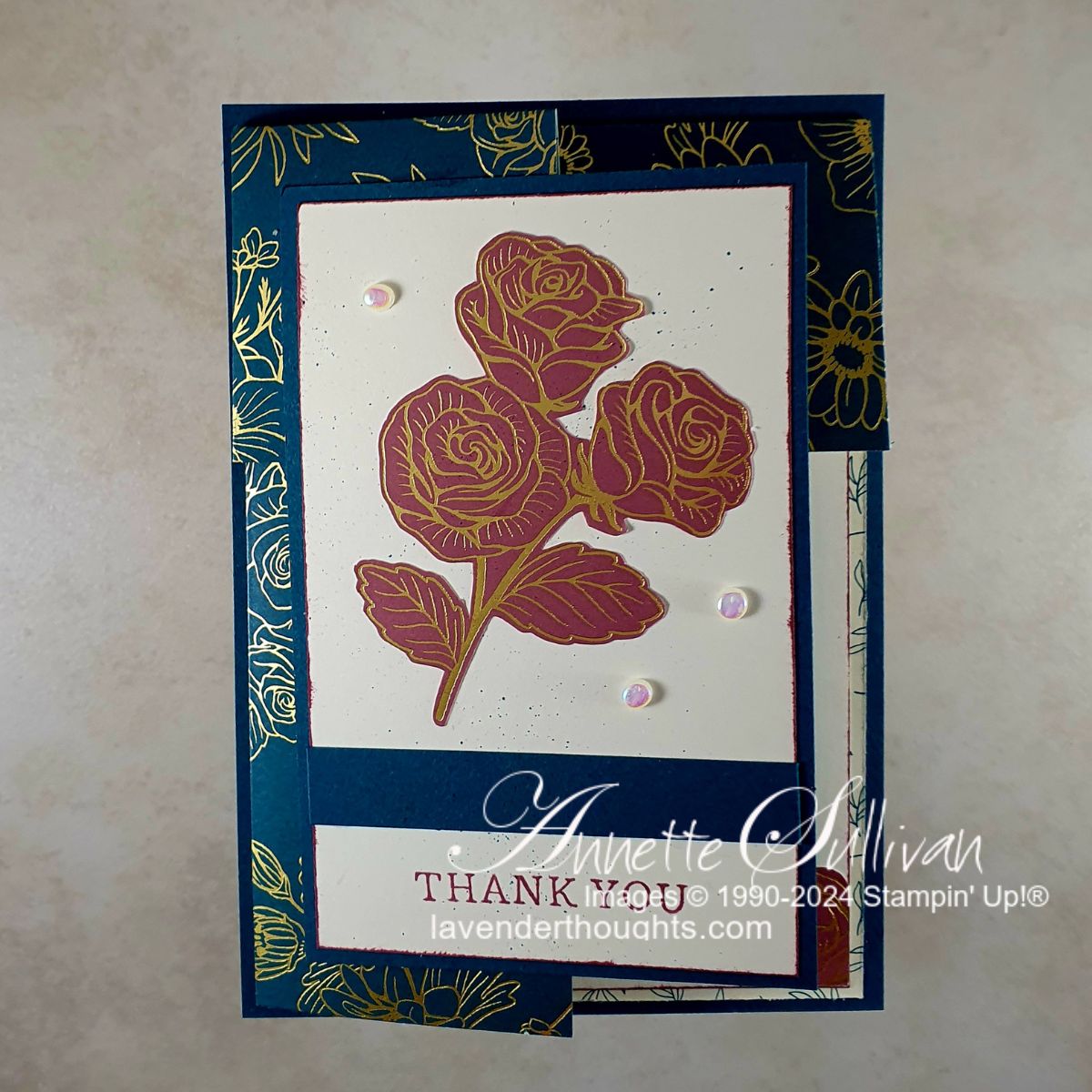 Corner Open Portrait Fancy Fold Cards – Lavender Thoughts