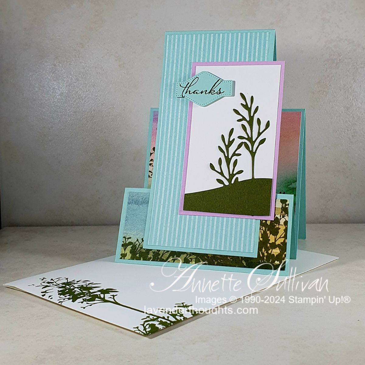 Layered Step Cards – Lavender Thoughts