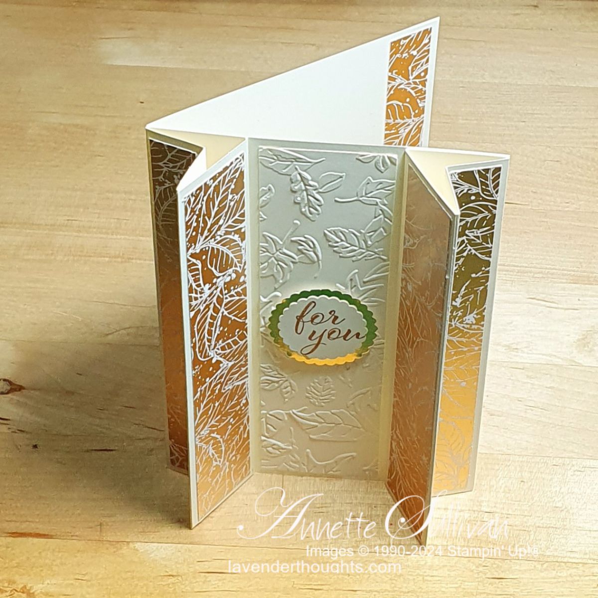 Double Arrowhead Fun Fold Cards – Lavender Thoughts