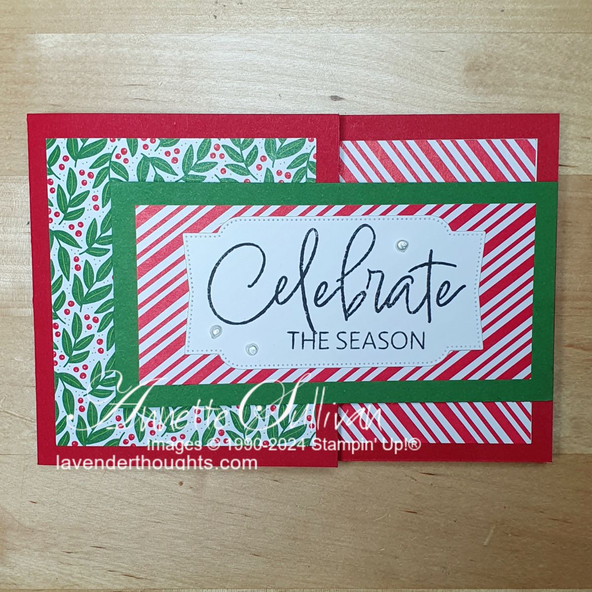 Inside Out Flip Cards for Christmas – Lavender Thoughts