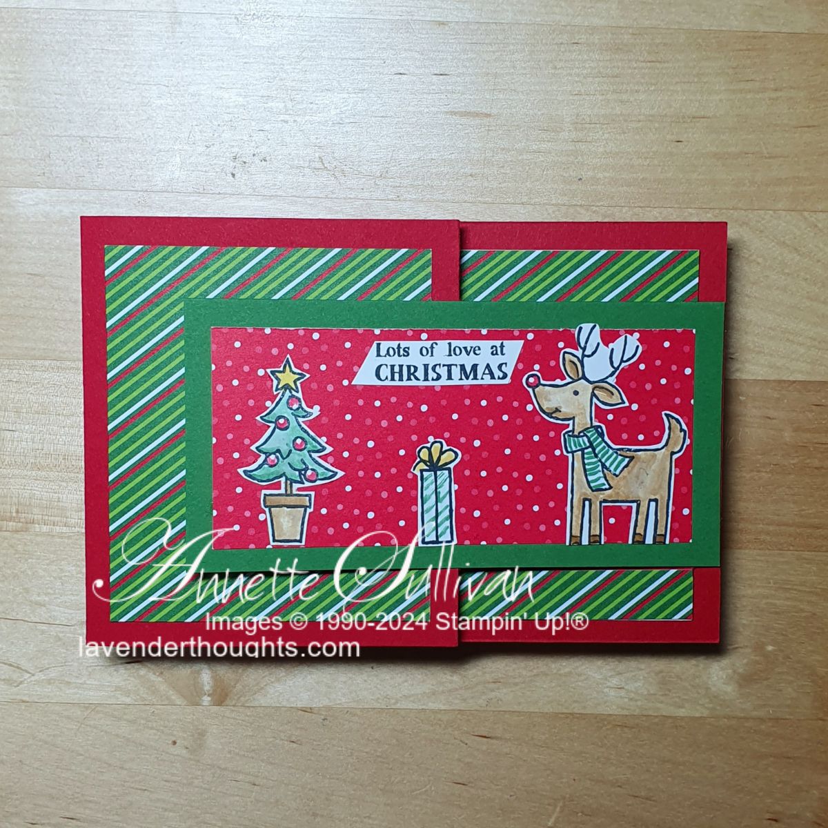 Inside Out Flip Cards for Christmas – Lavender Thoughts