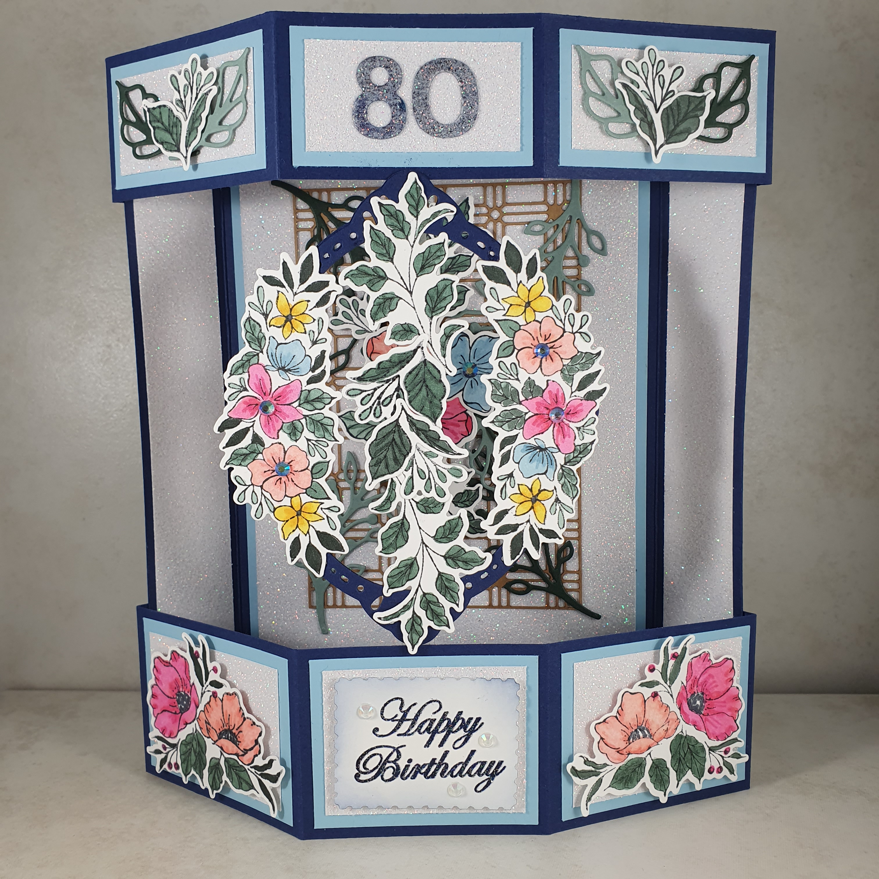 Framed Half Hexagonal Pop Up Portrait Cards – Lavender Thoughts