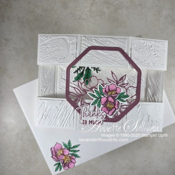 Framed Half Hexagonal Pop Up Landscape Cards – Lavender Thoughts