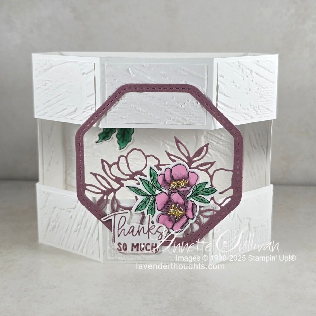 Framed Half Hexagonal Pop Up Landscape Cards – Lavender Thoughts