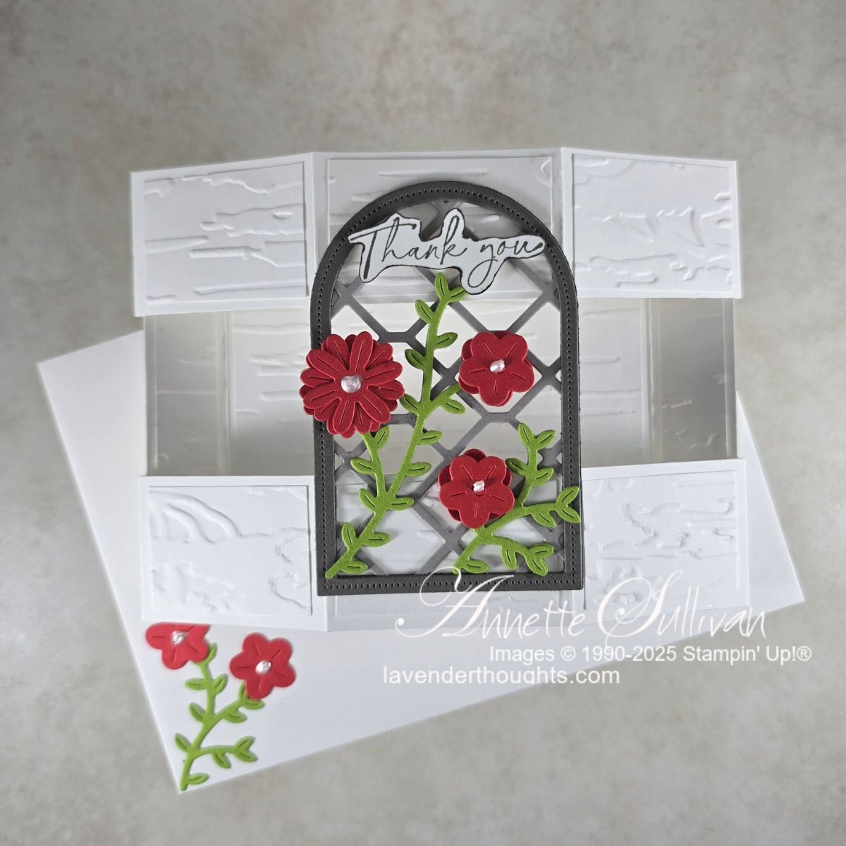 Framed Half Hexagonal Pop Up Landscape Cards – Lavender Thoughts