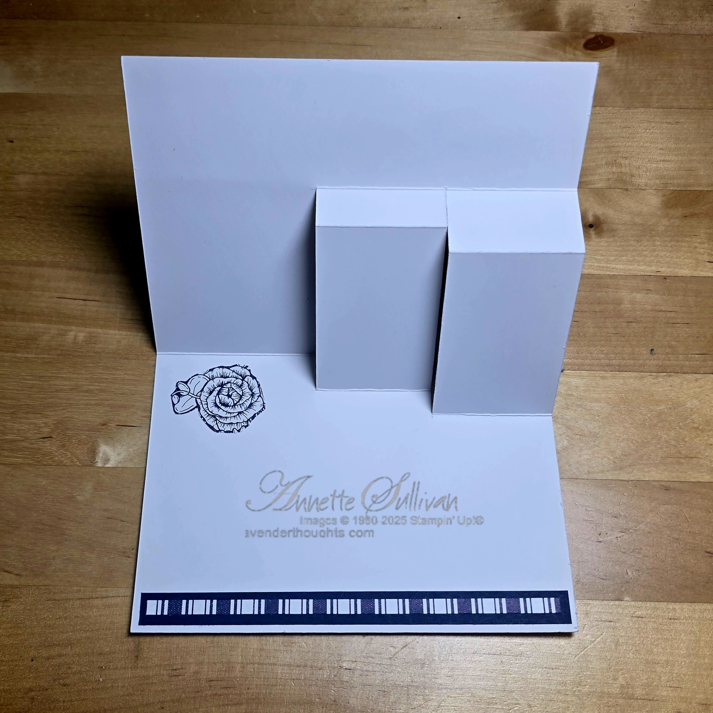 Triple Side Step Card – Lavender Thoughts
