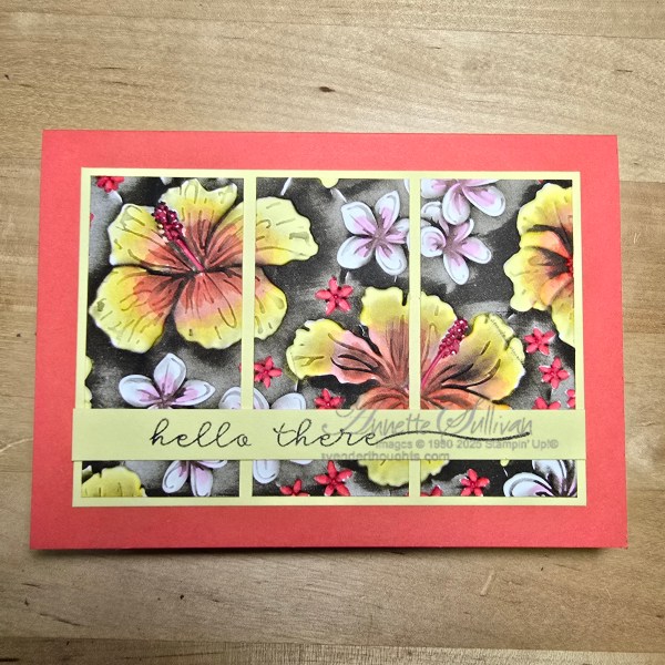 Ink Techniques with Happy Hibiscus Hybrid Embossing Folder – Lavender ...