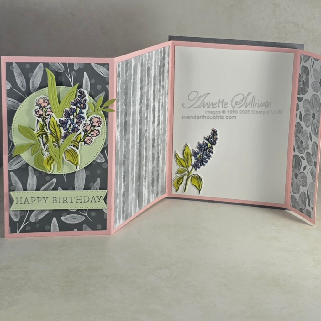 Showing off Two Tone Cardstock – Lavender Thoughts